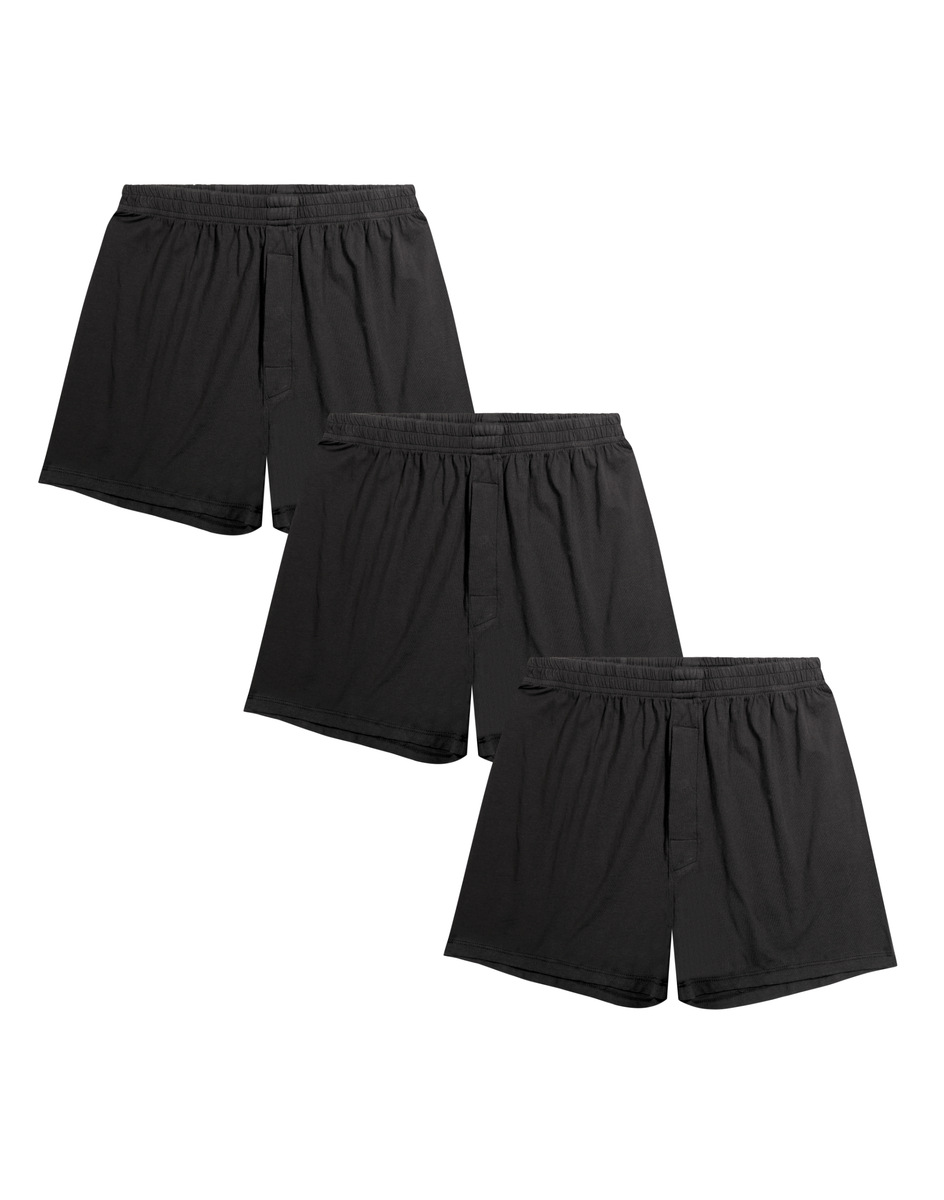 Men's Trio - 3 Organic Cotton Breather Boxers – KENT | super natural basics